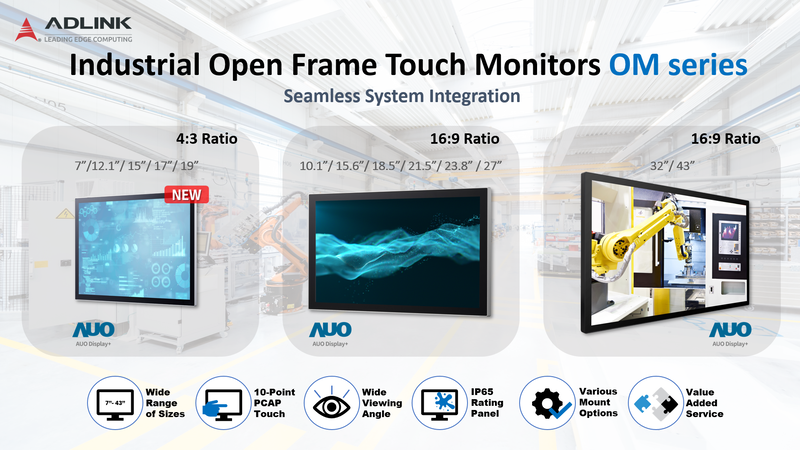 OM Series | Industrial Touch Monitors | ADLINK